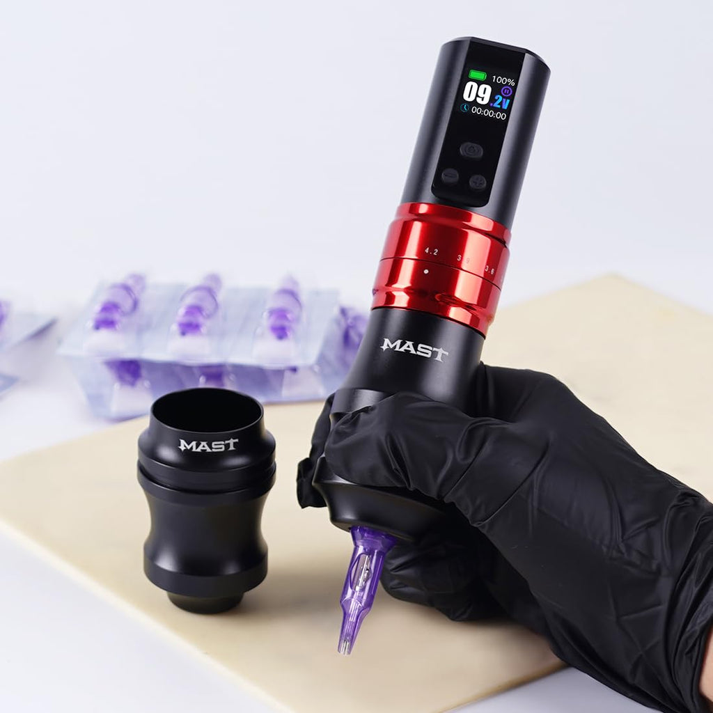 Mast Fold2 Pro Wireless Tattoo Gun Machine, Cartridge Rotary Tattoo Pe ...
